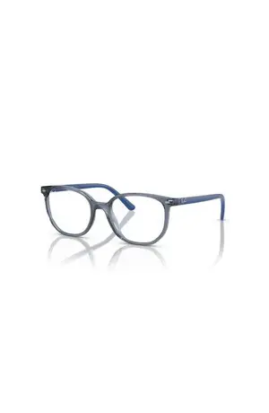Ray-ban 46mm Irregular Eyeglasses - Blue