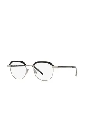 Saint Laurent 50mm Round Optical Glasses - Black