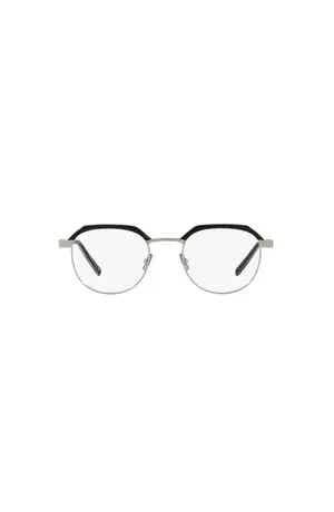 Saint Laurent 50mm Round Optical Glasses - Black