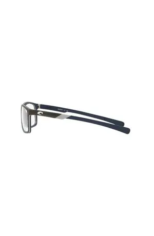 COSTA 55mm Rectangle Optical Glasses - Silver
