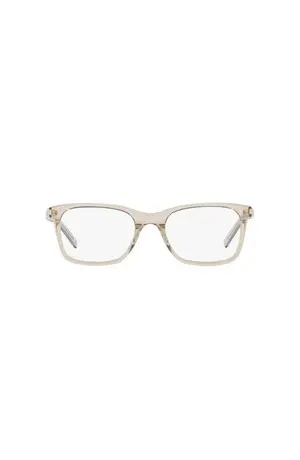 Saint Laurent 54mm Rectangle Optical Glasses - Brown