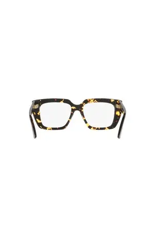 Bottega Veneta 52mm Rectangle Eyeglasses - Tortoise