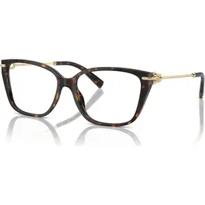 Tiffany & Co. 53mm Rectangle Eyeglasses - Tortoise