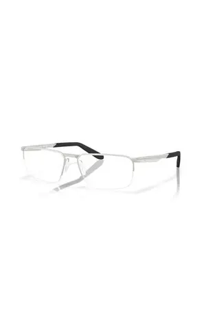 COSTA 55mm Rectangle Eyeglasses - Silver