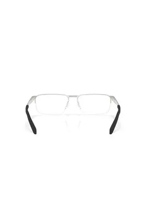 COSTA 55mm Rectangle Optical Glasses - Silver