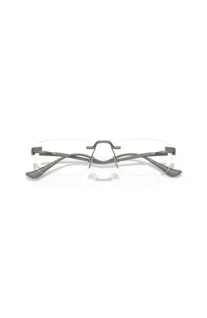 FERRARI 56mm Rectangle Optical Glasses - Grey