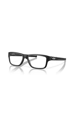 Oakley 55mm Rectangle Full Rim Optical Glasses - Black