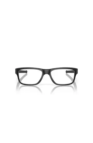Oakley 55mm Rectangle Full Rim Optical Glasses - Black