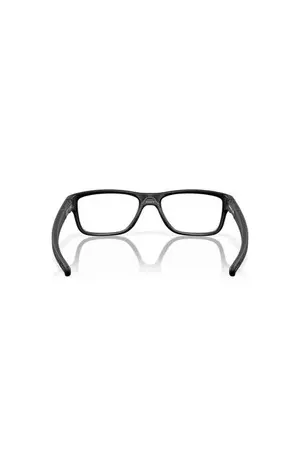 Oakley 55mm Rectangle Full Rim Optical Glasses - Black