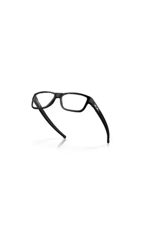 Oakley 55mm Rectangle Full Rim Optical Glasses - Black