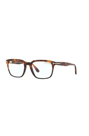 TOM FORD 53mm Square Optical Glasses - Brown