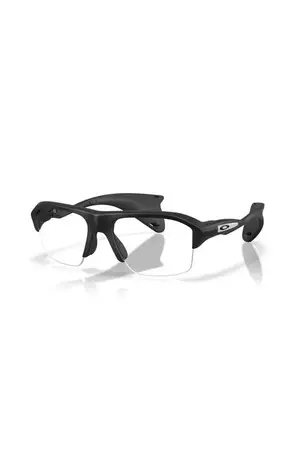 Oakley 60mm Rectangle Eyeglasses Black