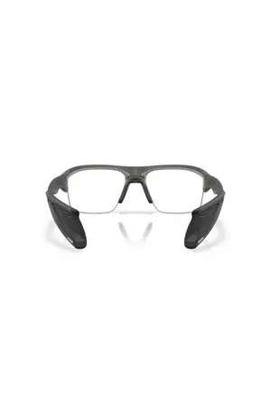 Oakley 60mm Rectangle Eyeglasses - Grey