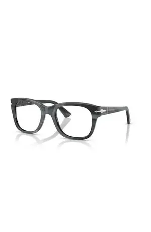 Persol 51mm Square Eyeglasses - Grey