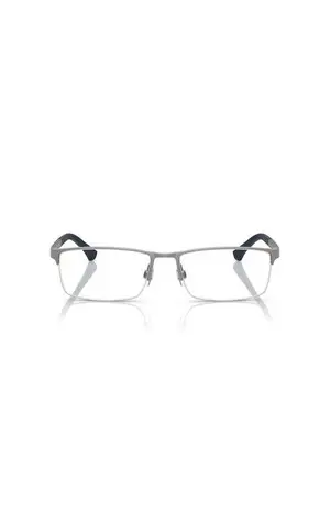 Emporio Armani Rectangle Eyeglasses - Grey