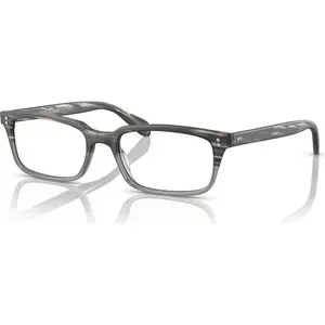 Oliver Spencer 51mm Rectangle Optical Glasses - Grey