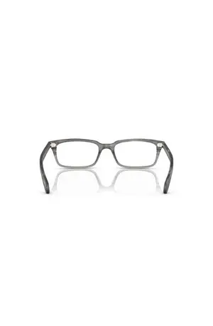 Oliver Spencer 51mm Rectangle Optical Glasses - Grey