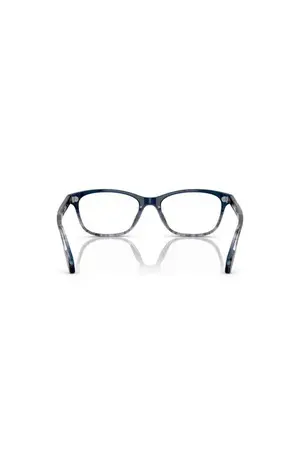 Oliver Spencer 50mm Square Eyeglasses - Blue