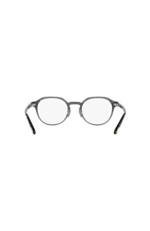 TOM FORD 51mm Round Eyeglasses