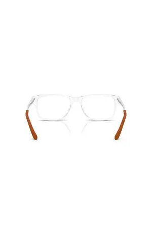 Ralph Lauren 54mm Rectangle Full Rim Eyeglasses - Transparent