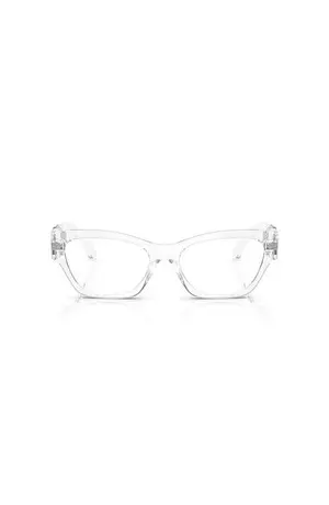 Versace Cat Eye Optical Glasses - Transparent