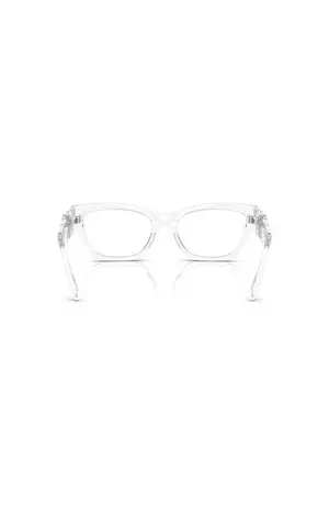 Versace Cat Eye Optical Glasses - Transparent