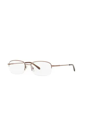 SFEROFLEX Rectangle Semi Rim Eyeglasses - Copper