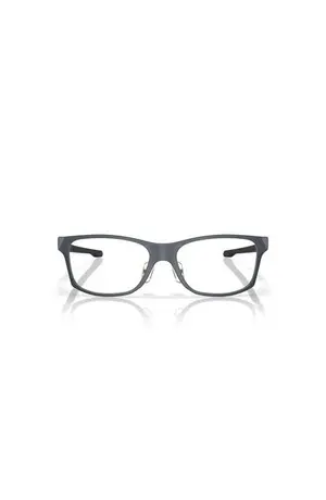 Oakley 52mm Rectangle Full Rim Eyeglasses - Black
