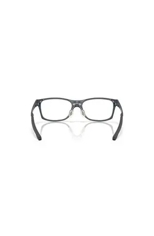 Oakley 52mm Rectangle Full Rim Eyeglasses - Black