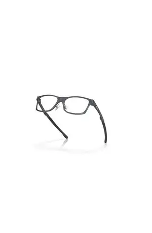 Oakley 52mm Rectangle Full Rim Eyeglasses - Black