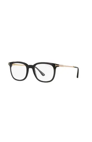 TOM FORD 50mm Square Optical Glasses - Black