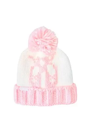 BITS & BOWS Ballet Slippers Bobble Beanie - Pink