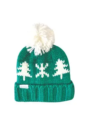 BITS & BOWS Bobble Hat - Green