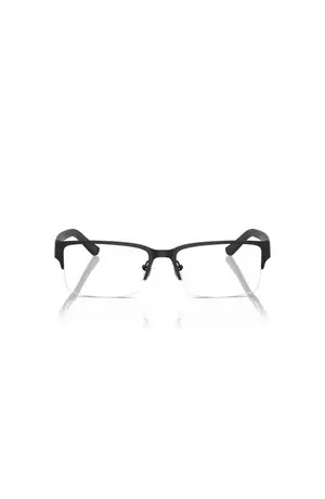 Armani Exchange Rectangle Eyeglasses - Black