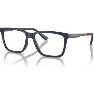 Armani Exchange Rectangle Full Rim Eyeglasses - Blue