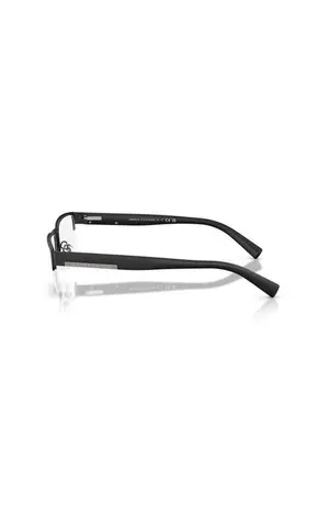 Armani Exchange 54mm Rectangle Optical Glasses - Black