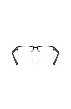 Armani Exchange 54mm Rectangle Optical Glasses - Black