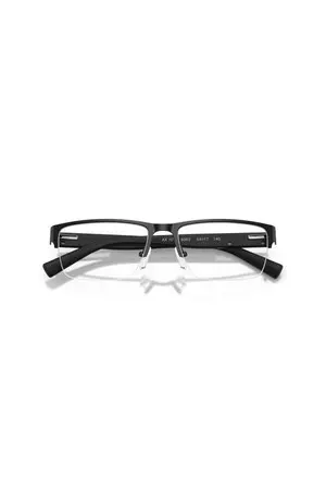Armani Exchange 54mm Rectangle Optical Glasses - Black