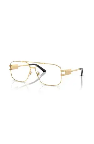Versace 59mm Square Eyeglasses - Gold