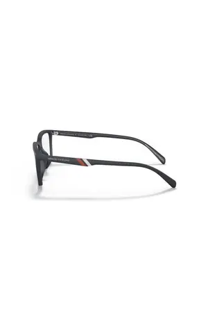 Armani Exchange 55mm Rectangle Eyeglasses - Blue