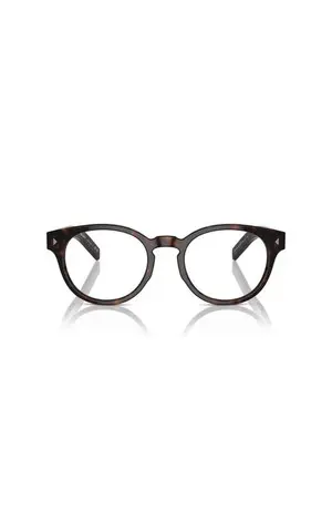 Prada 50mm Phantos Optical Glasses - Dark Tortoise