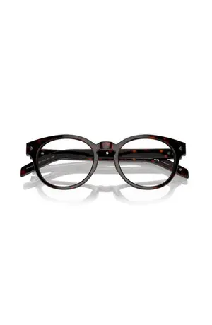 Prada 50mm Phantos Optical Glasses - Dark Tortoise