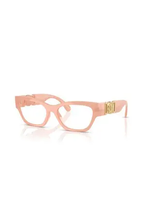 Versace 54mm Cat Eye Optical Glasses - Pink