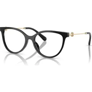 Tory Burch 53mm Phantos Optical Glasses - Black