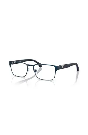 Emporio Armani 55mm Square Optical Glasses - Blue
