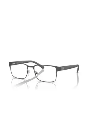 Armani Exchange 54mm Square Eyeglasses - Grey