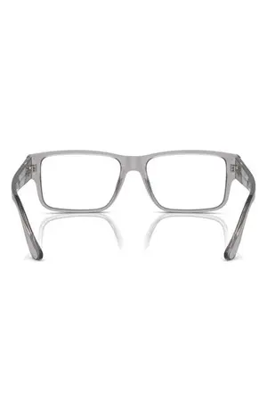 Versace Rectangle Optical Glasses - Grey