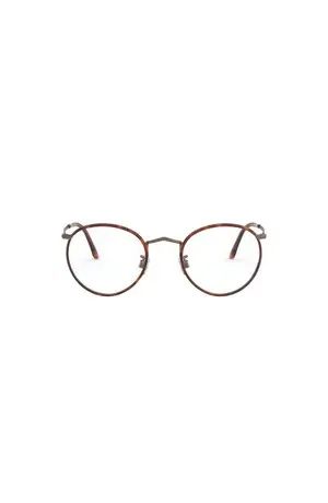 Giorgio Armani 49mm Round Eyeglasses
