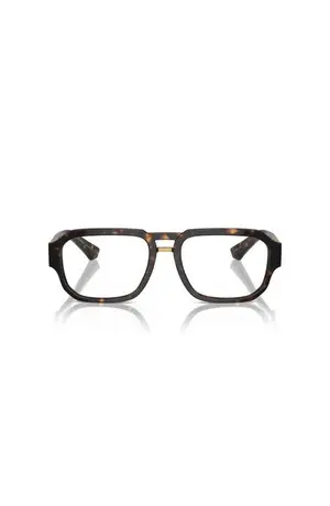 Dolce & Gabbana 55mm Pilot Eyeglasses - Tortoise