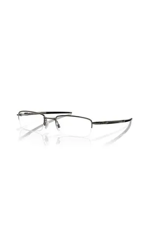 Oakley 54mm Rectangle Optical Glasses - Grey